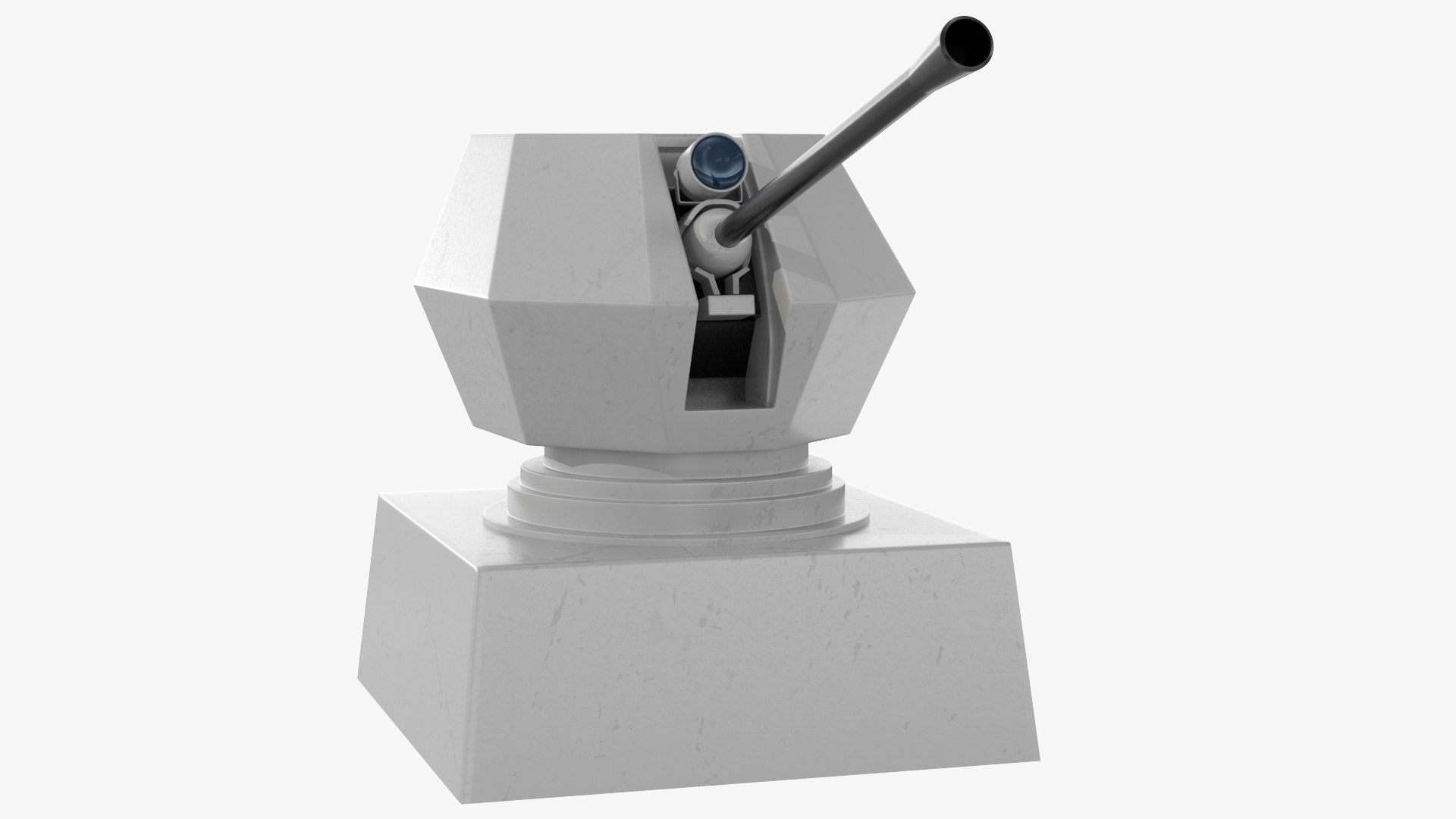 3D Generic Turret Gun - TurboSquid 2315071