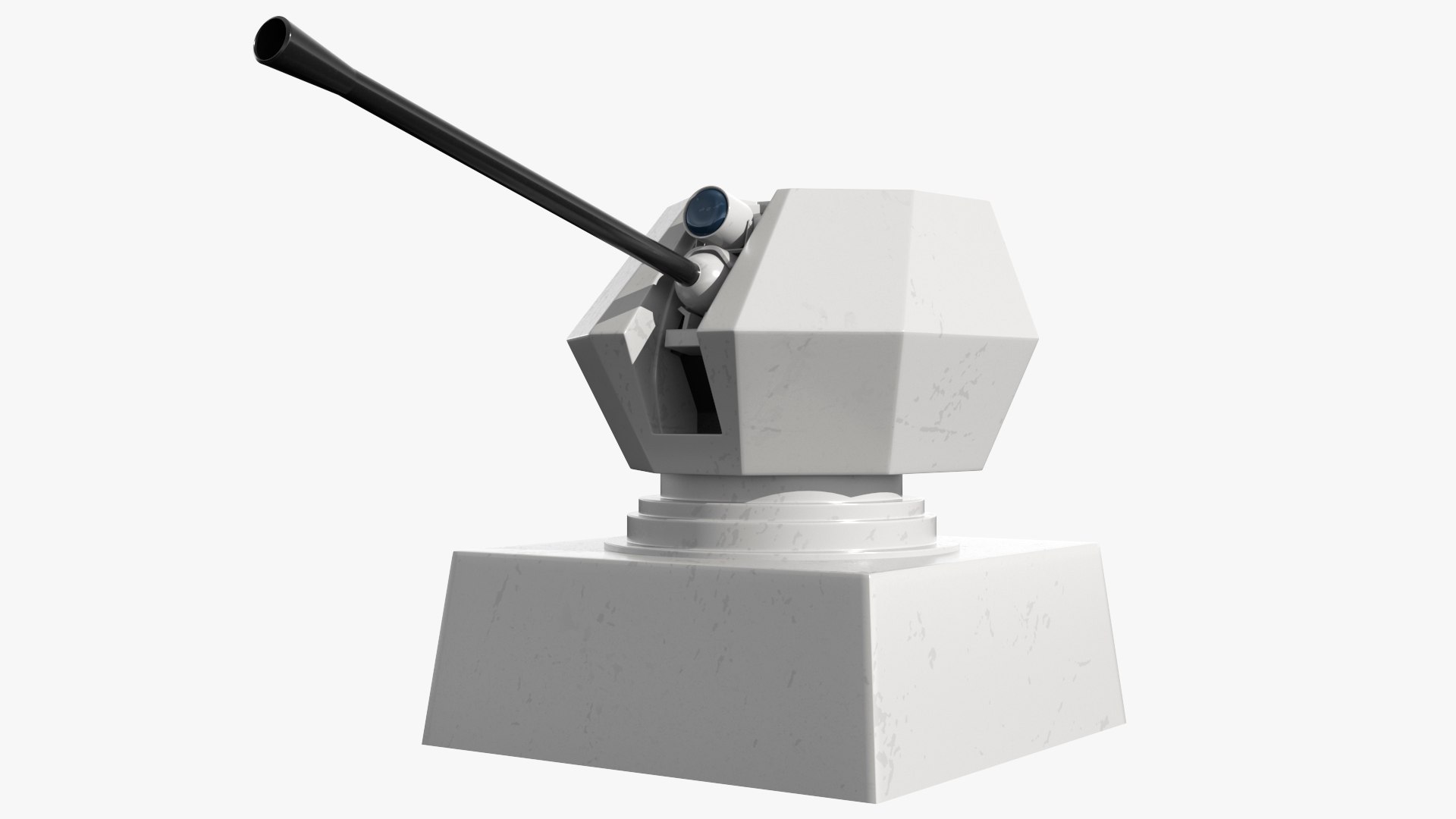 3D Generic Turret Gun - TurboSquid 2315071