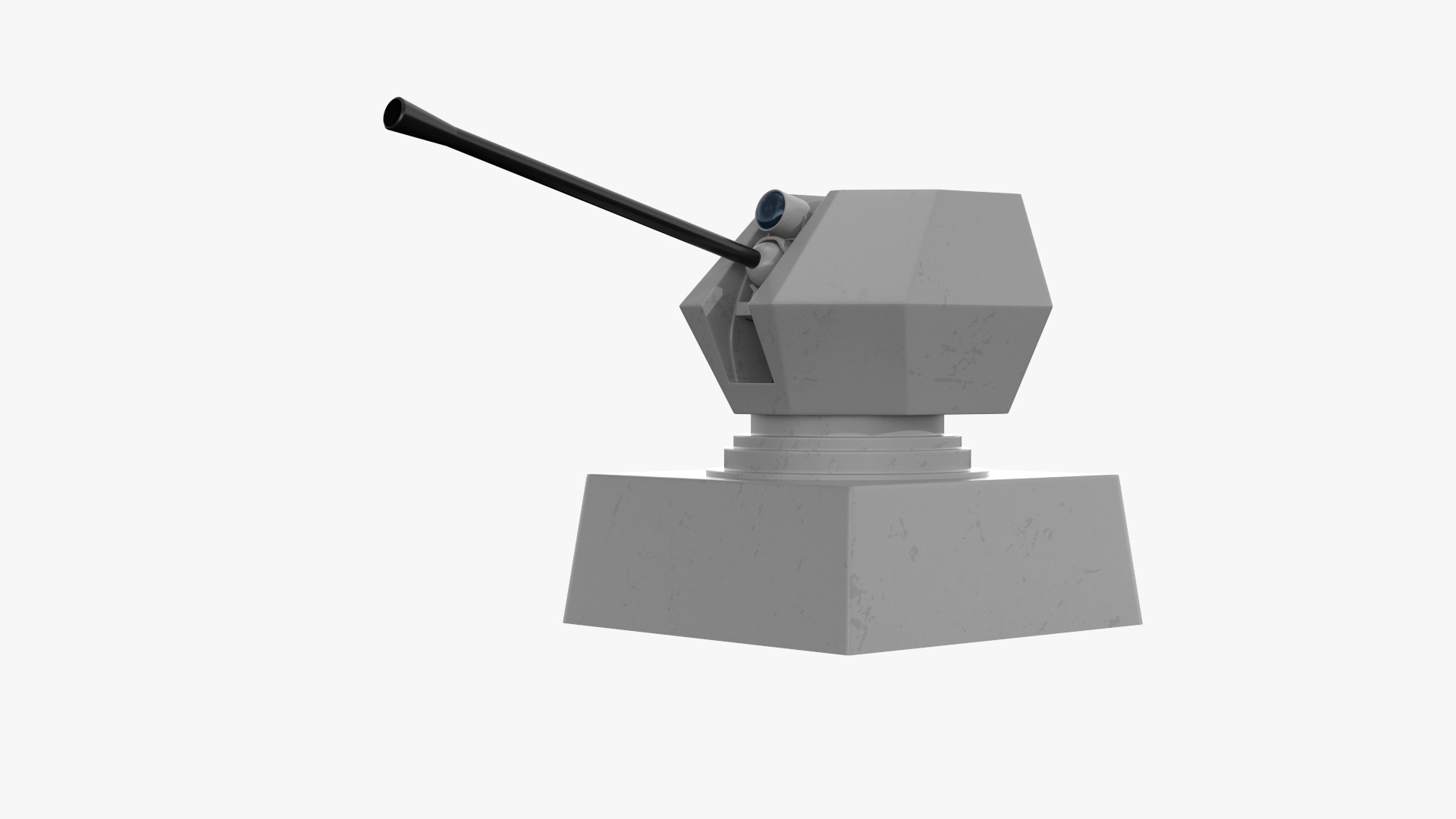 3D Generic Turret Gun - TurboSquid 2315071