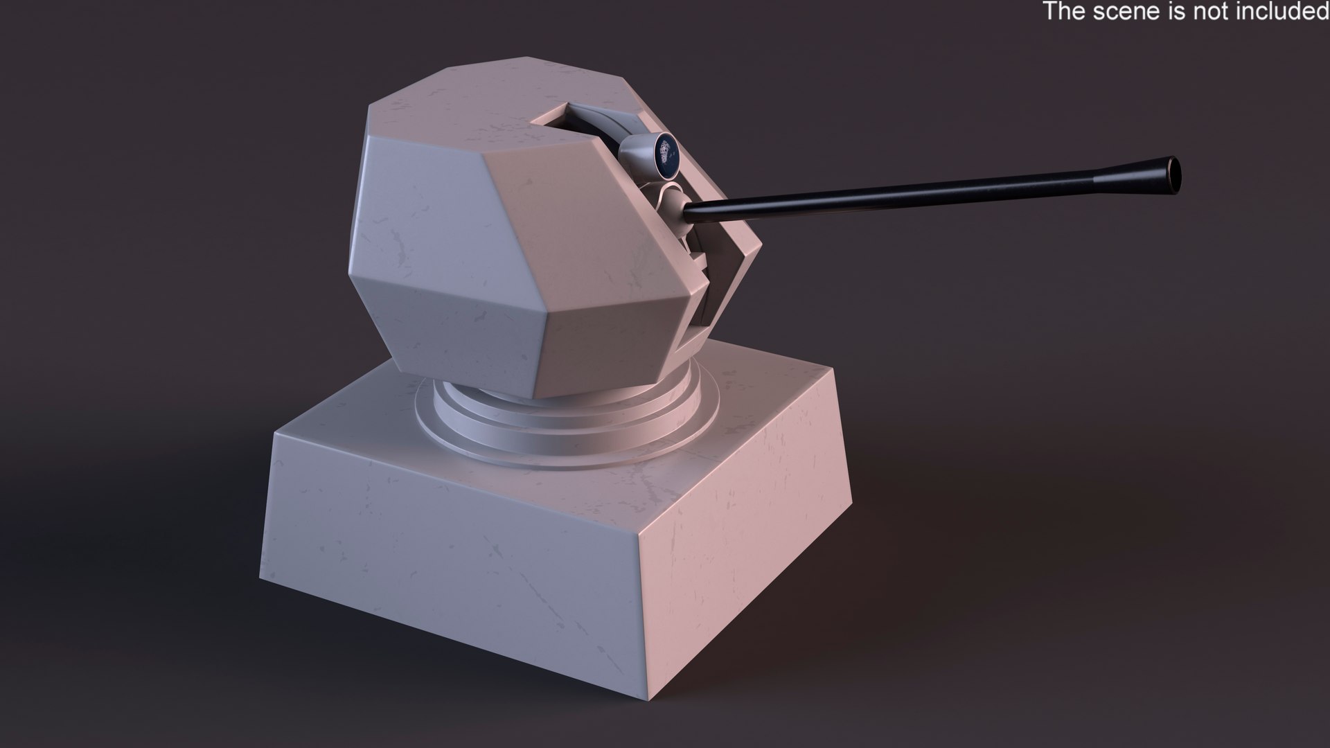 3D Generic Turret Gun - TurboSquid 2315071