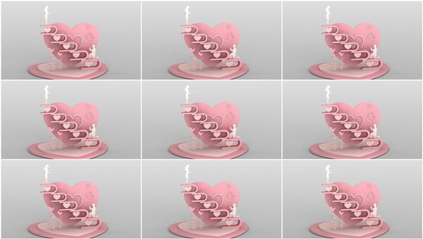 3D model Valentine s Day Valentine s Day Valentine s Day Valentine s ...