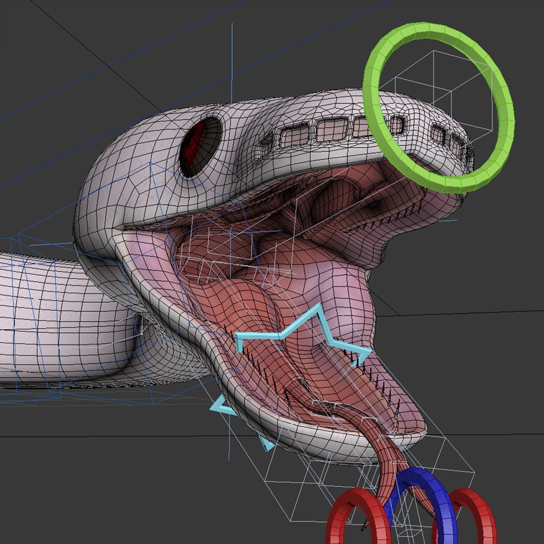 super ball python 3d max