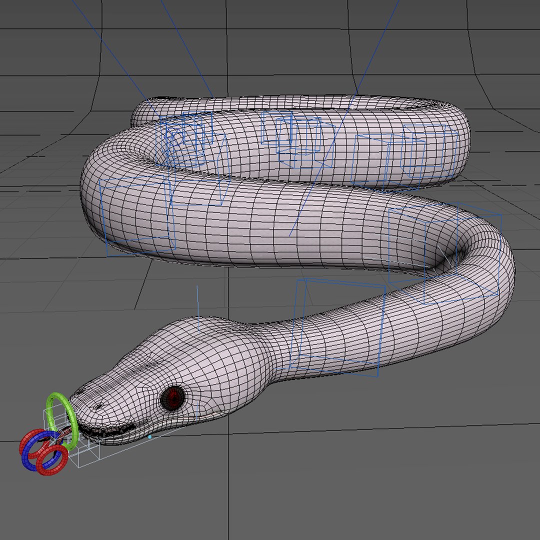 super ball python 3d max