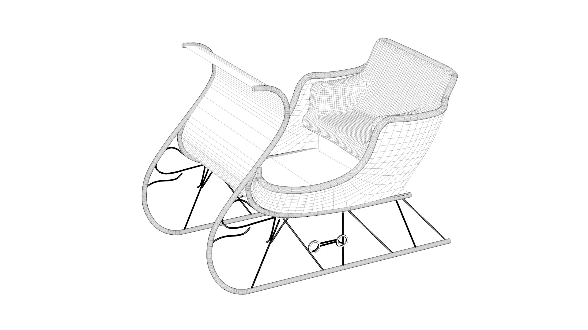 3D Sleigh - TurboSquid 2143848