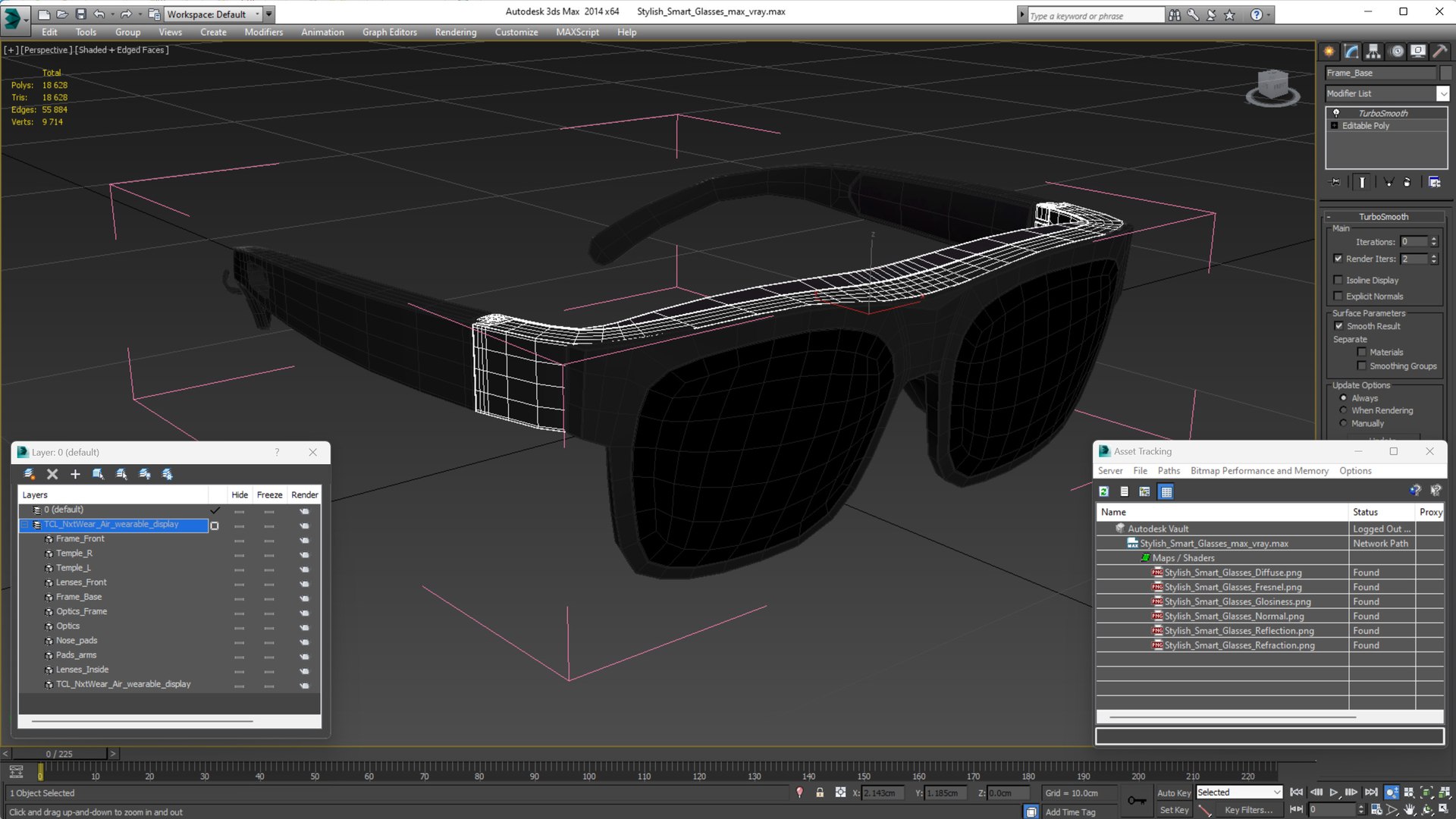 Stylish Smart Glasses 3D - TurboSquid 2061208