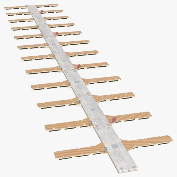 modelo 3d Muelle de yates - TurboSquid 2167669