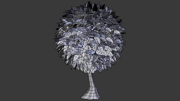 3d toon styled tree