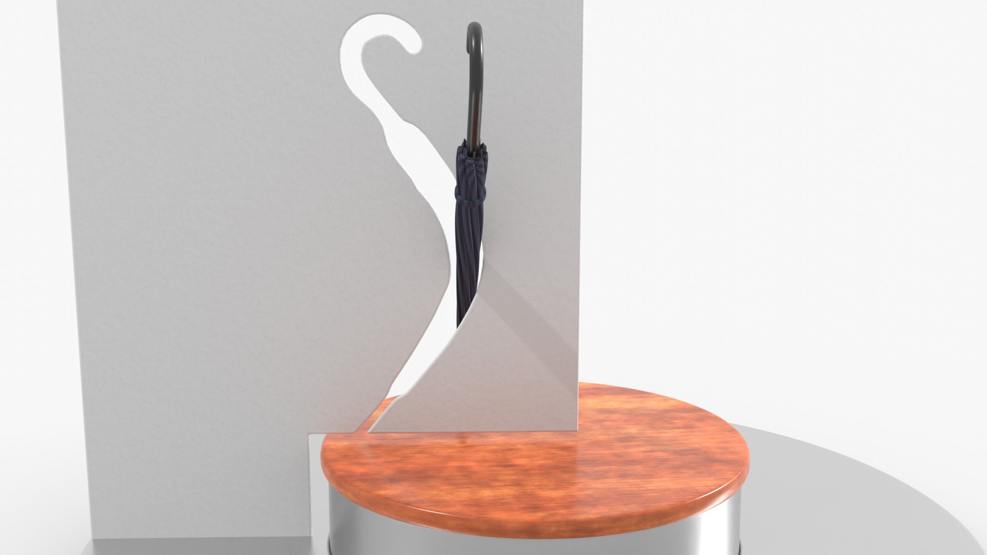 3D Umbrella Hyperbolic Slot Model - TurboSquid 1950316