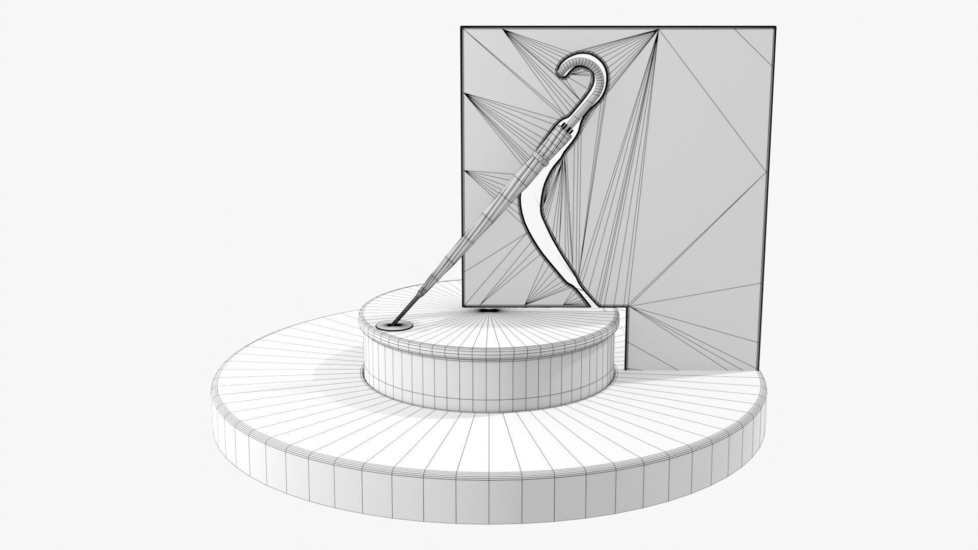 3D Umbrella Hyperbolic Slot Model - TurboSquid 1950316