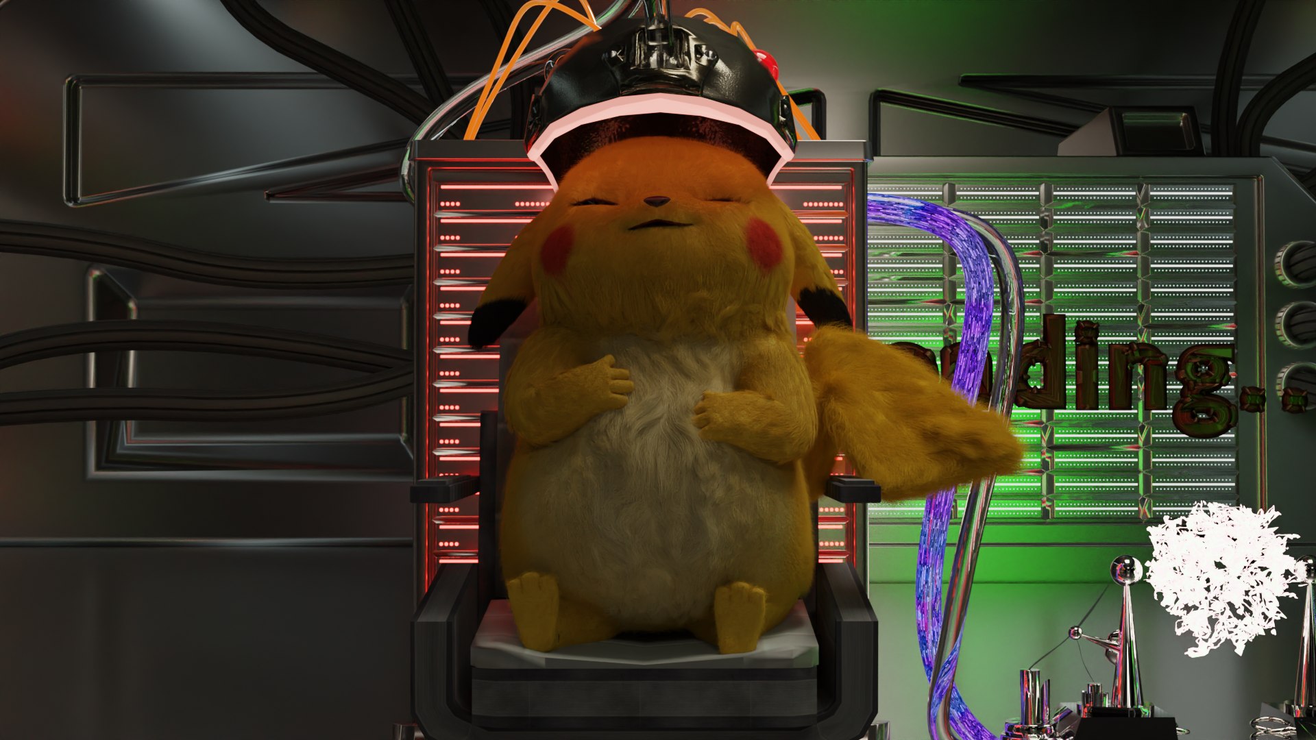 Robot Pikachu And Pikachu Model - TurboSquid 2109083