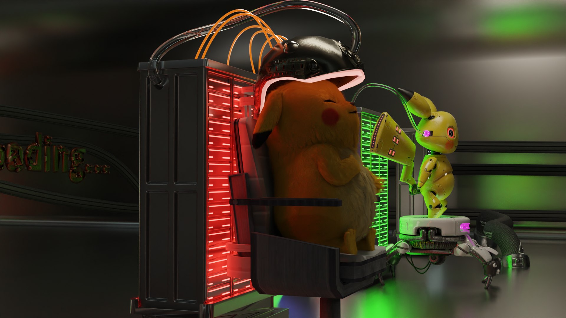 Robot Pikachu And Pikachu Model - TurboSquid 2109083