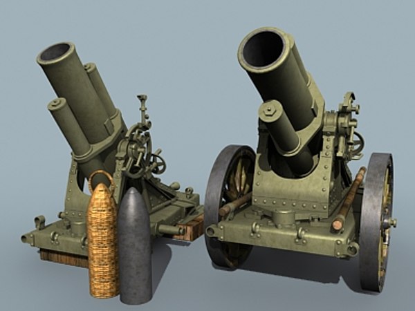 german 25cm smw n 3d model