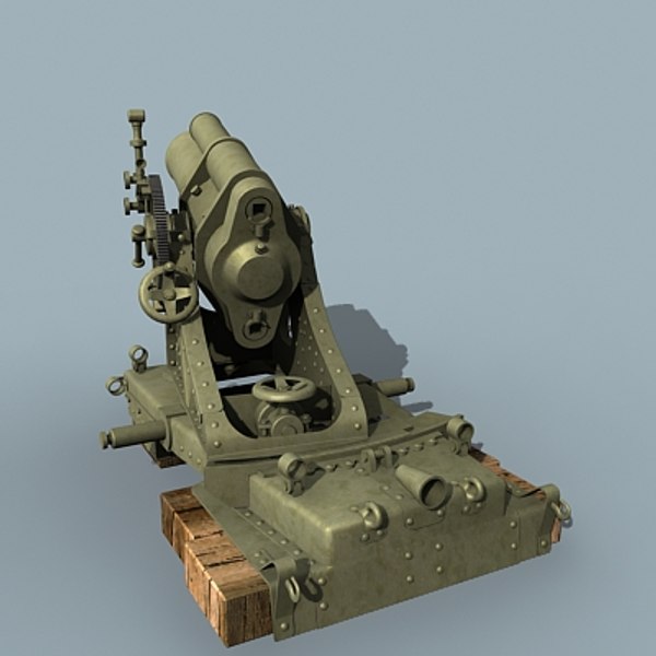 german 25cm smw n 3d model