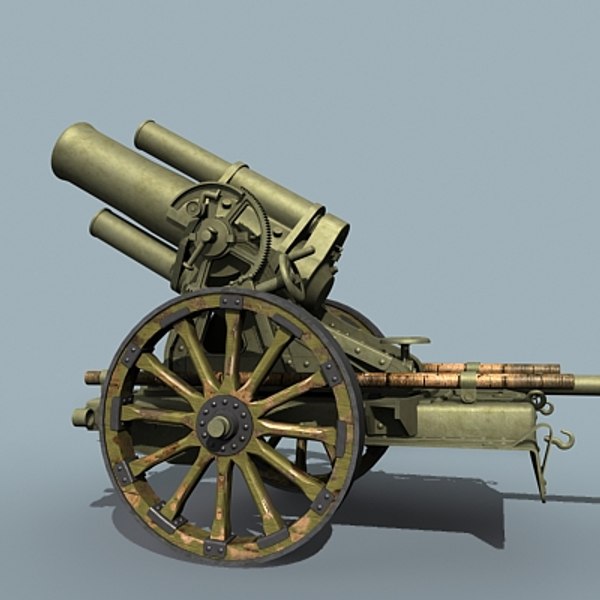 german 25cm smw n 3d model