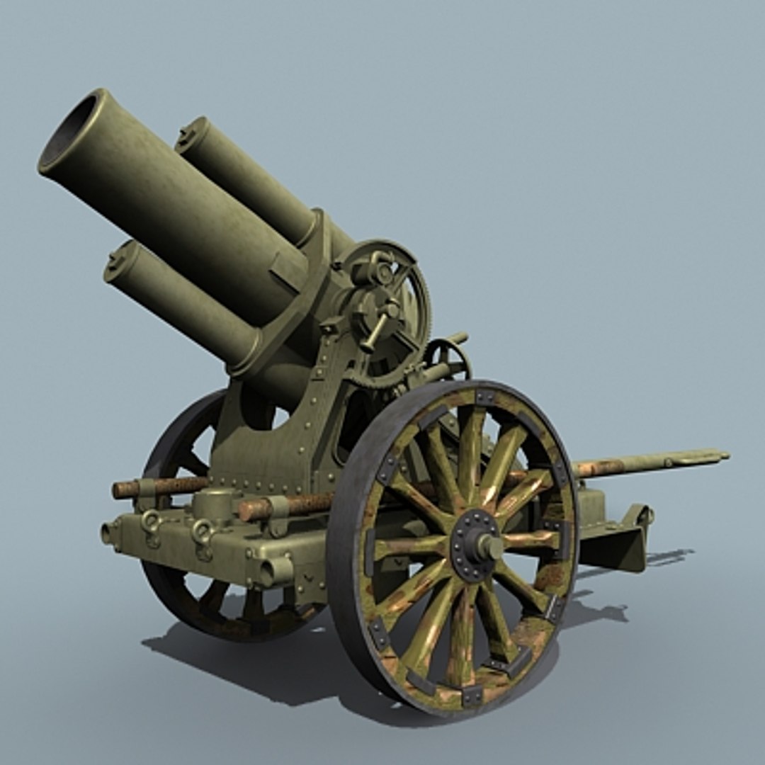 German 25cm Smw N 3d Model