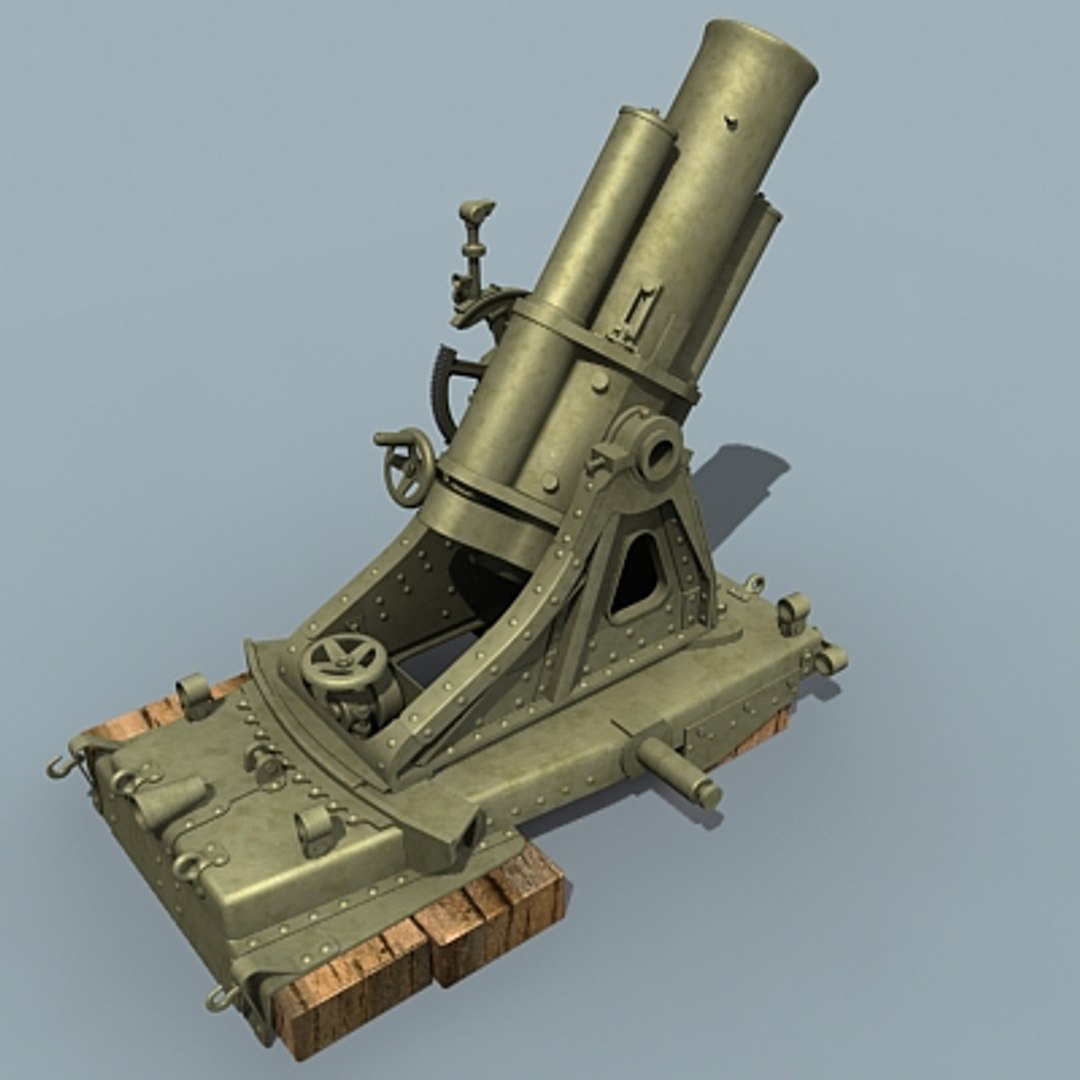 German 25cm Smw N 3d Model