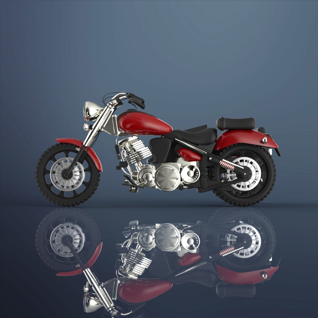 3D Moter Bike Model - TurboSquid 1385578