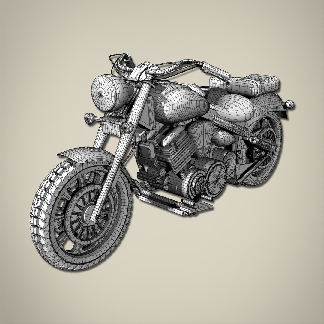 3D Moter Bike Model - TurboSquid 1385578