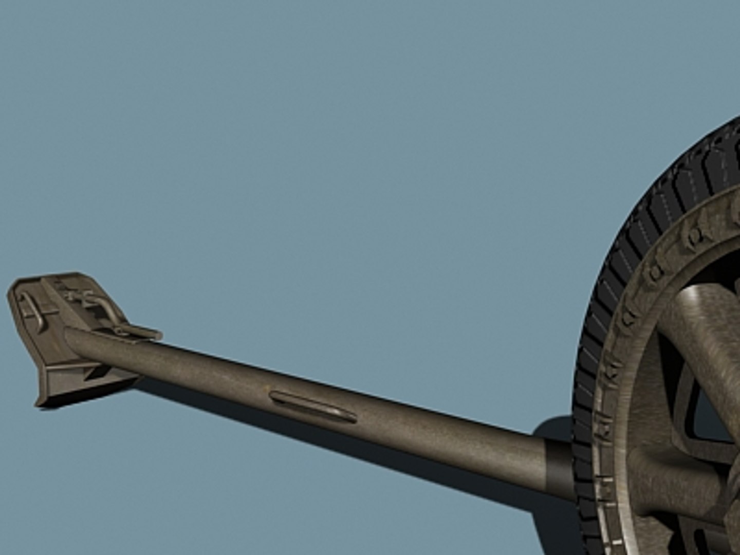 German Howitzer Wwii 3d Model