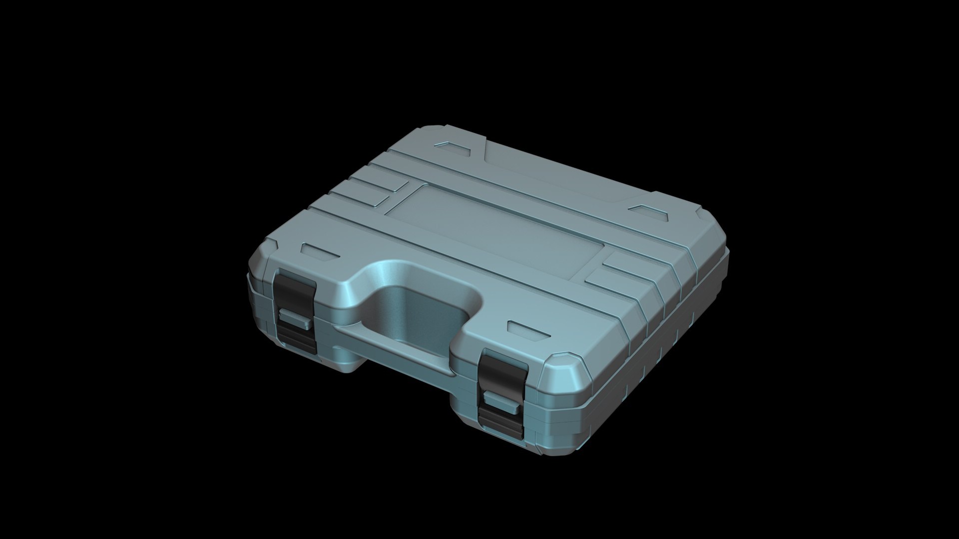 3D Model Impact Resistant Tool Case Suitcase - TurboSquid 2359559