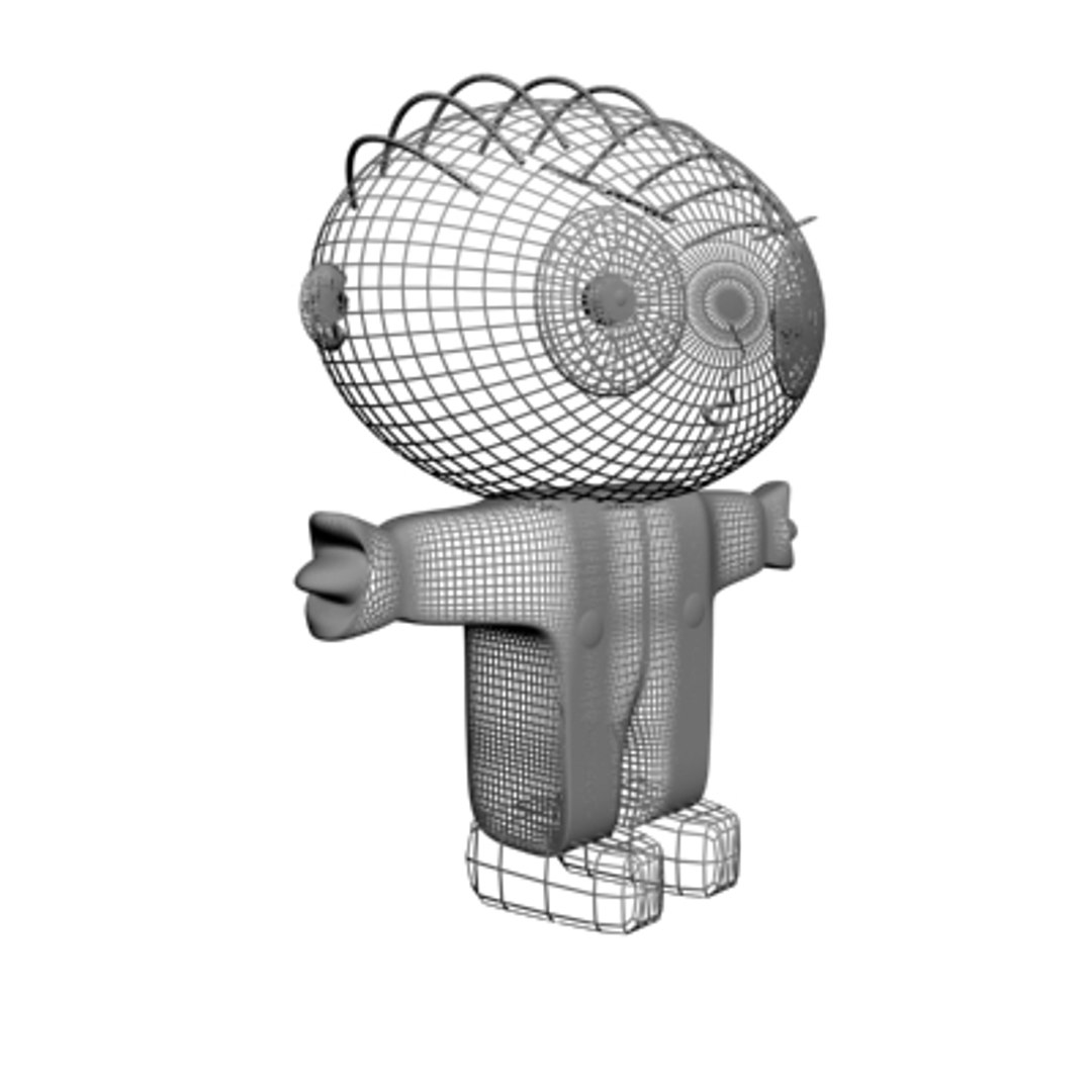 Stewie Family Guy 3d Model