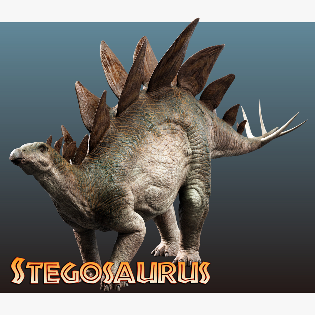 Realistic stegosaurus 3D - TurboSquid 1350623