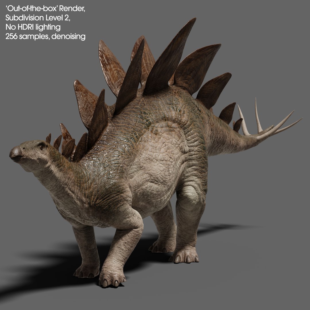 Realistic Stegosaurus 3D - TurboSquid 1350623