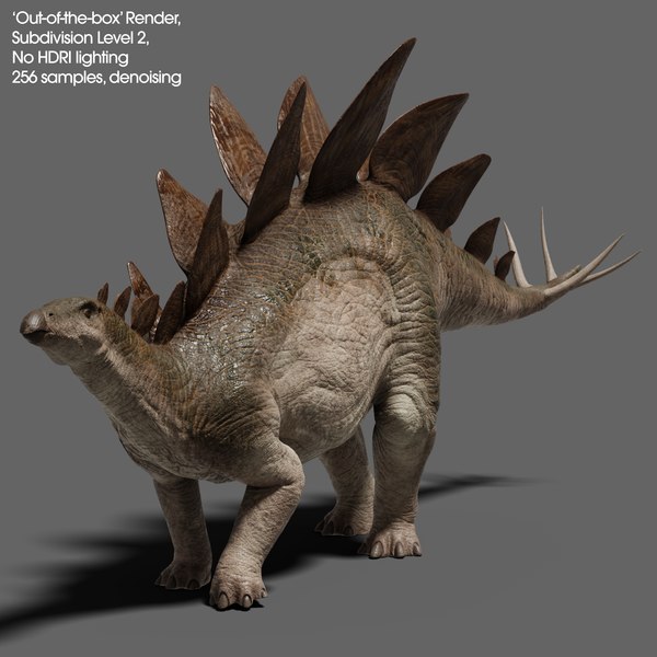 Realistic stegosaurus 3D - TurboSquid 1350623