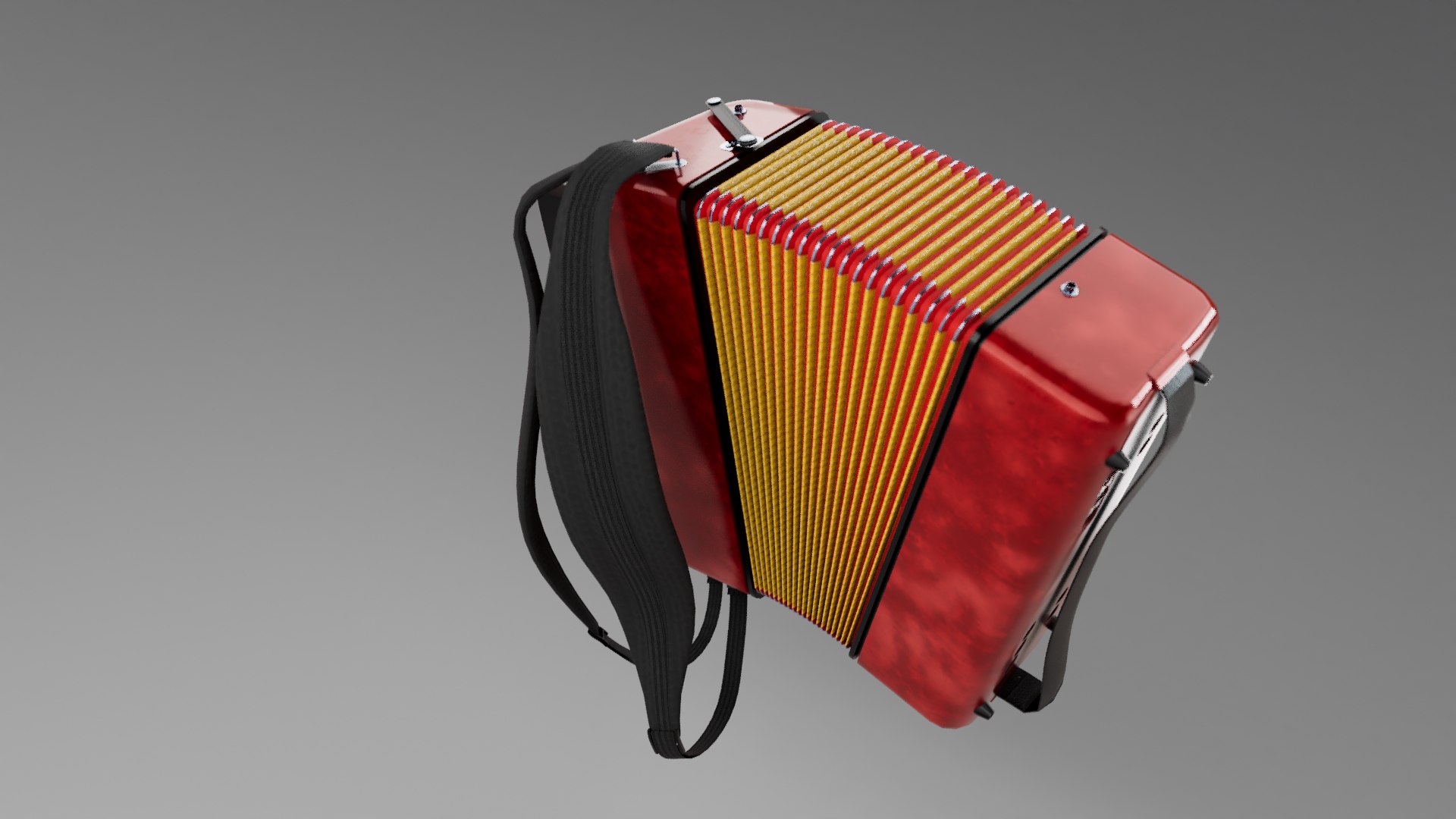 Button accordion 3D model - TurboSquid 2048769