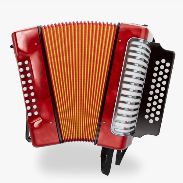 modelo 3d acordeón de botones - TurboSquid 2048769