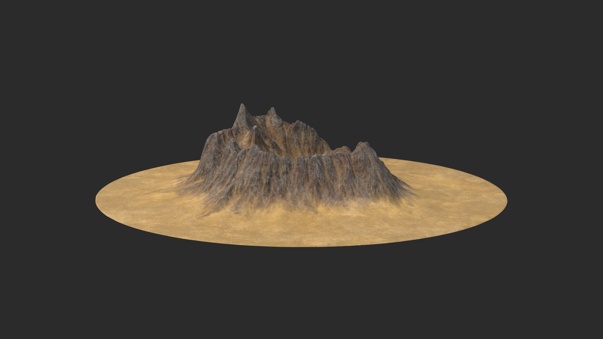 3D Mountain Model - TurboSquid 2097861