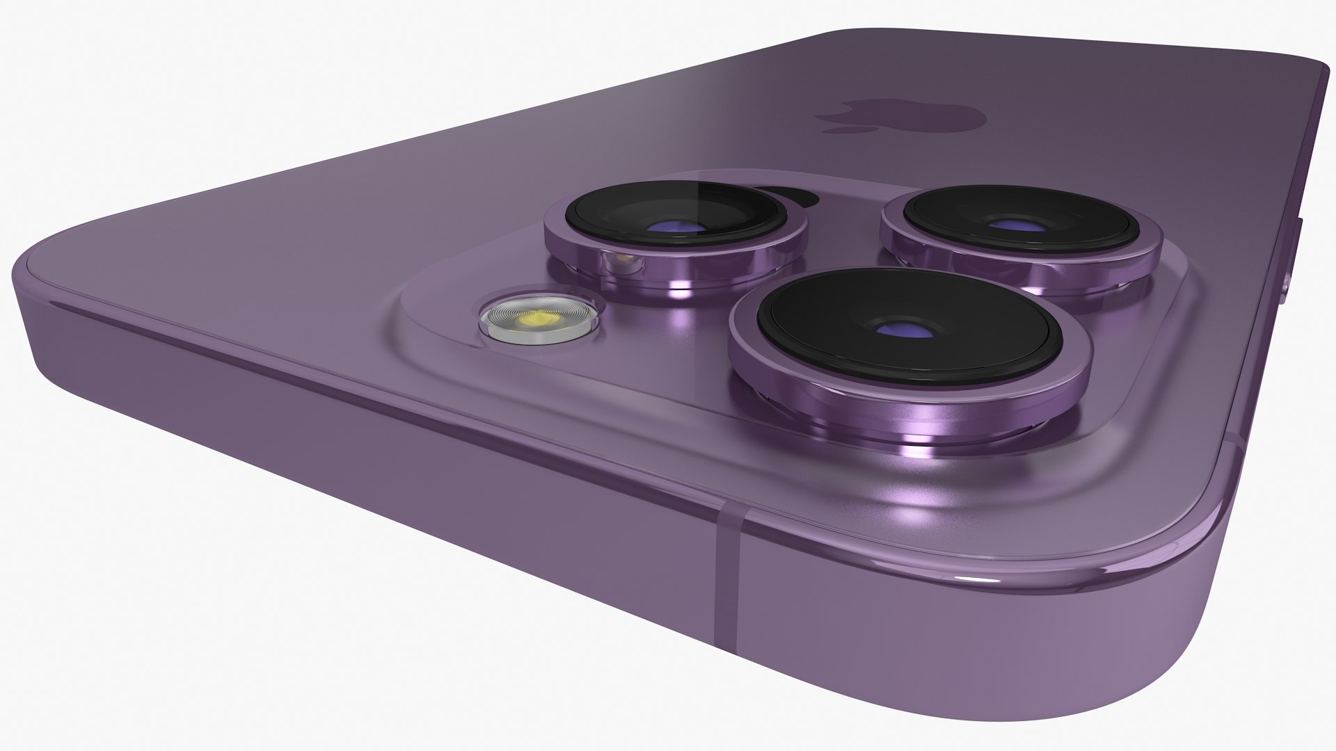 3D Apple iPhone 14 Pro Deep Purple model - TurboSquid 1958439