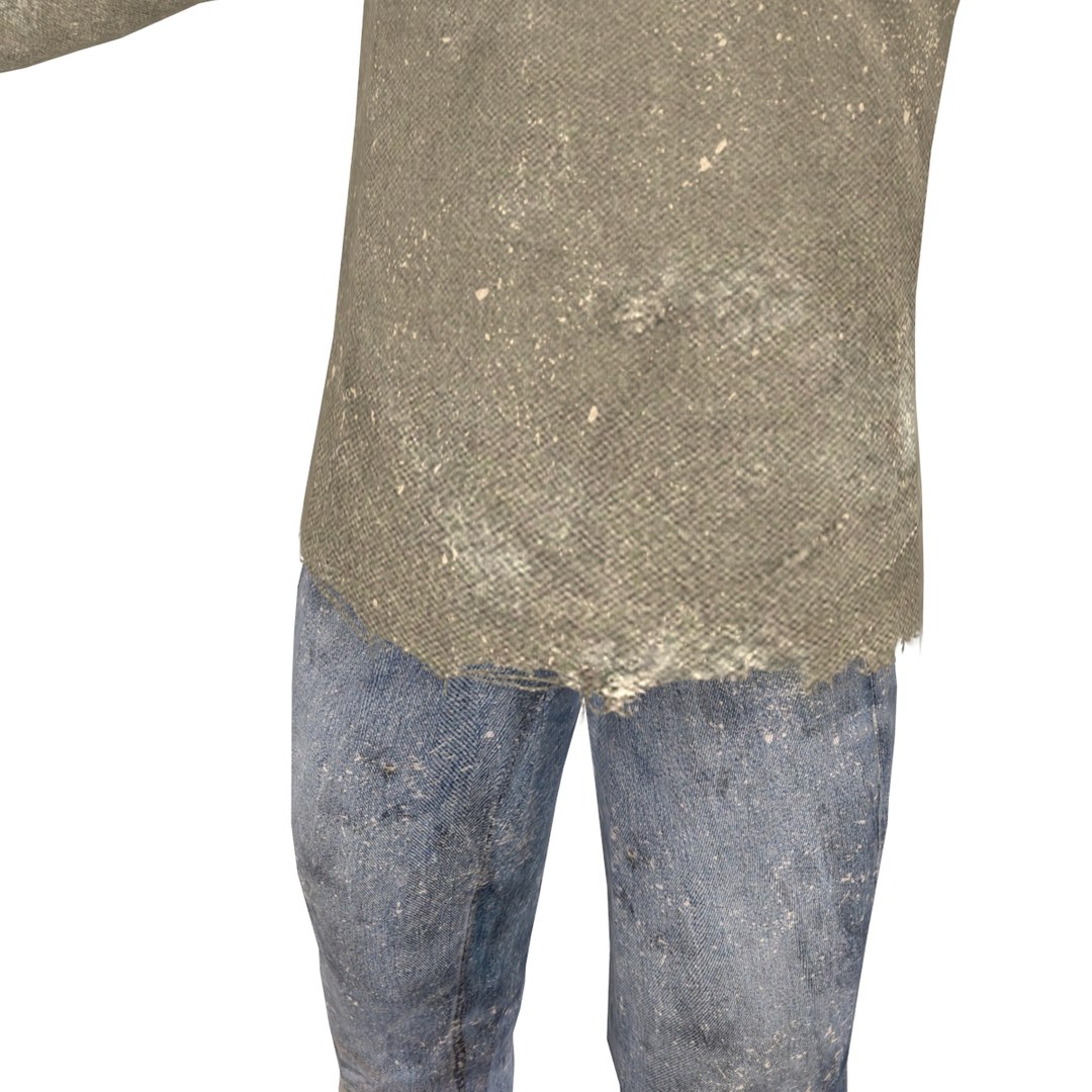 Beggar 3 Man 3D Model - TurboSquid 1319195