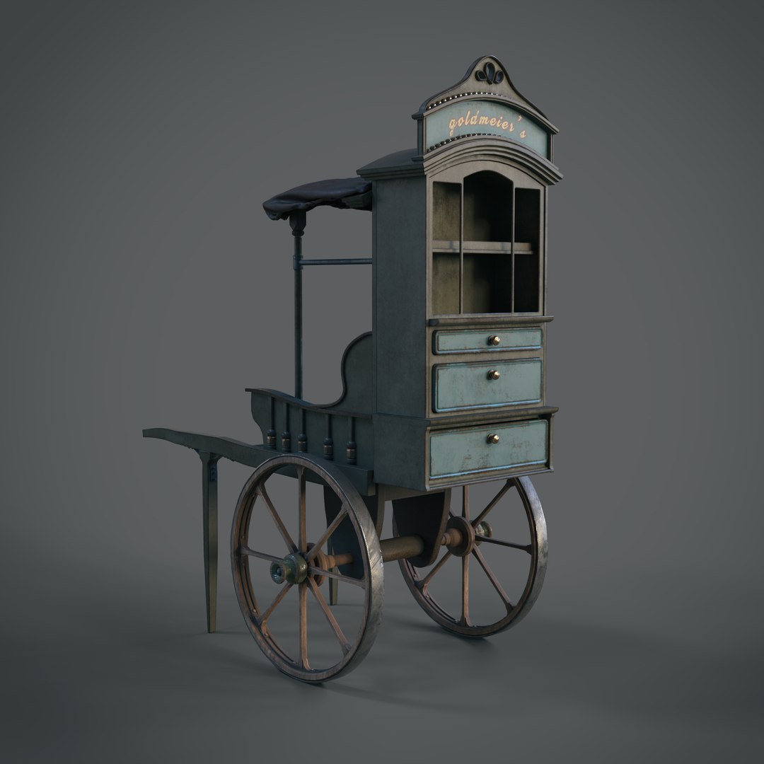 3D Model Fantasy Cart - TurboSquid 2021055