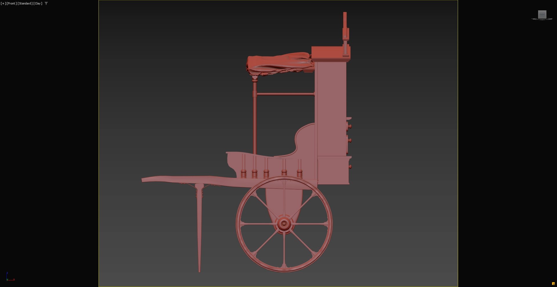 3D Model Fantasy Cart - TurboSquid 2021055