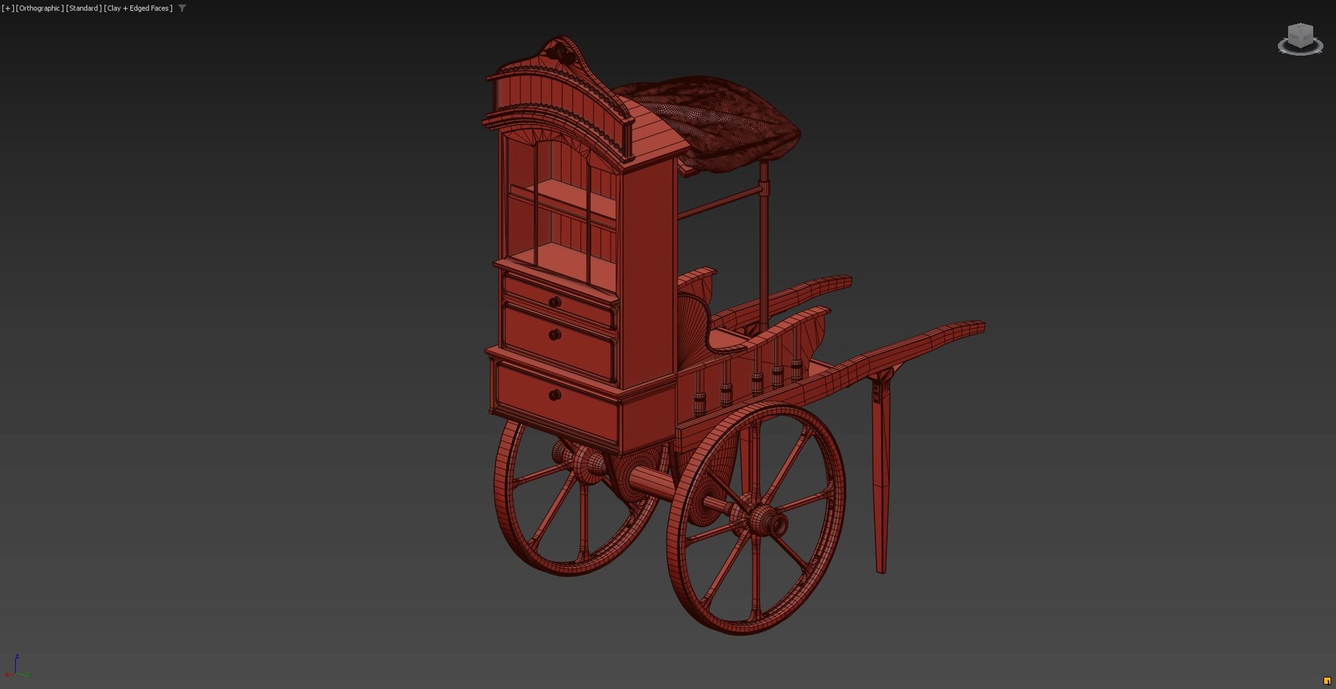 3D Model Fantasy Cart - TurboSquid 2021055