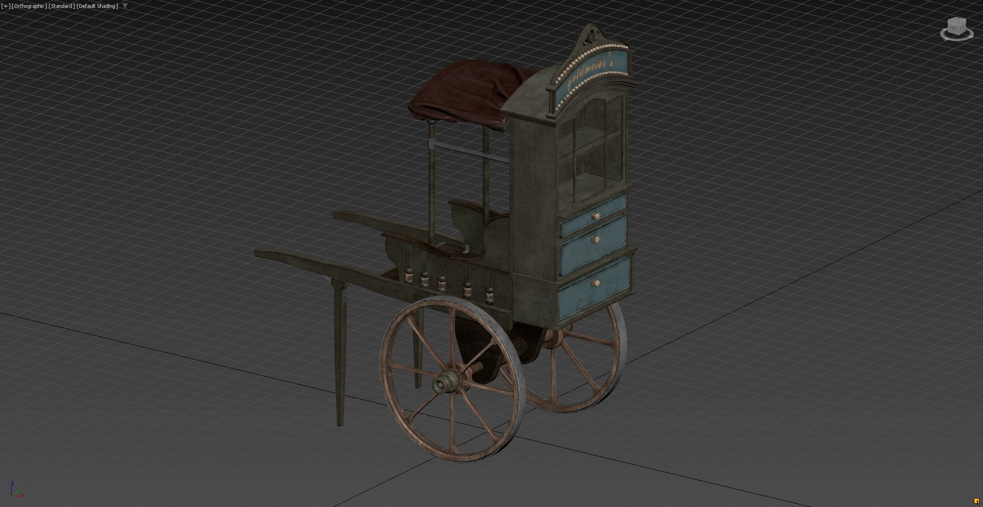 3D Model Fantasy Cart - TurboSquid 2021055
