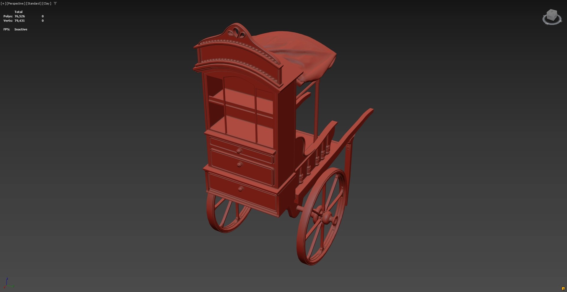 3D Model Fantasy Cart - TurboSquid 2021055
