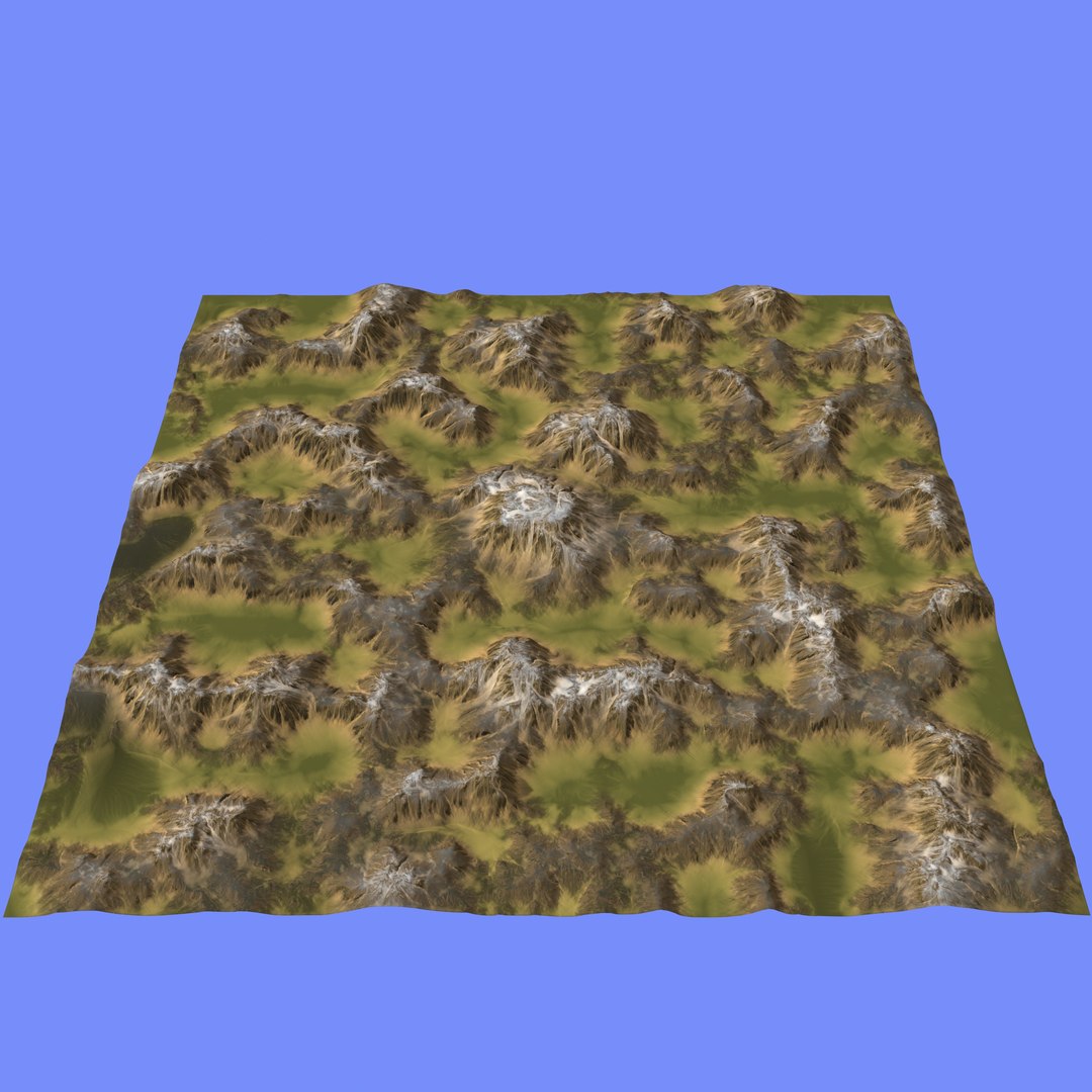 3d Model Terrain Mc