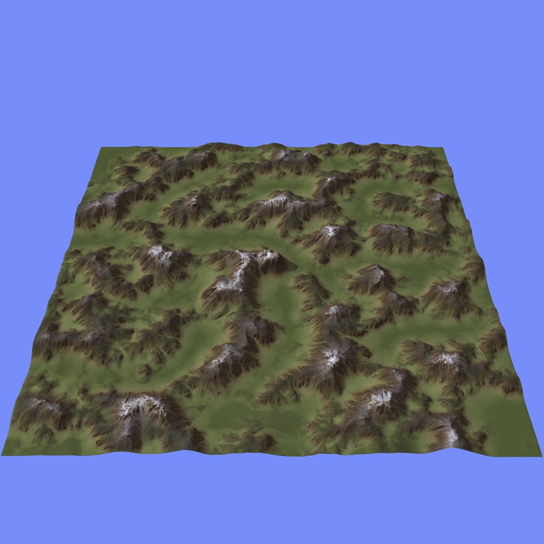 3d Model Terrain Mc