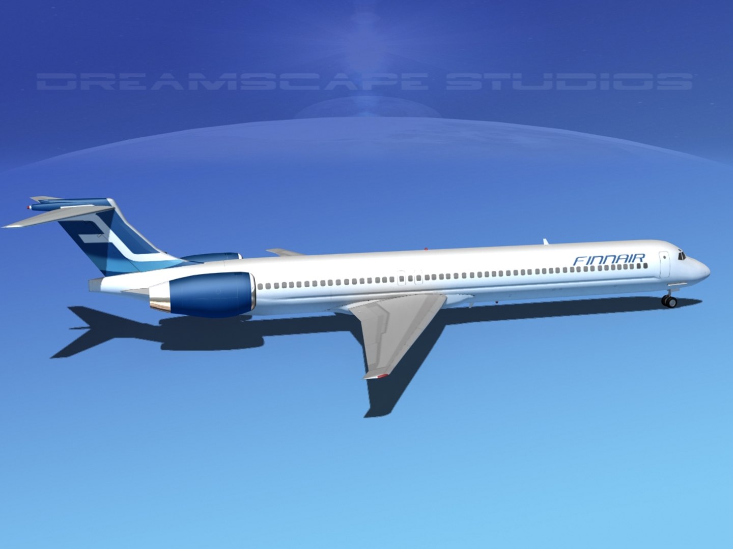 3d Mcdonnell Douglas Md-80 Model