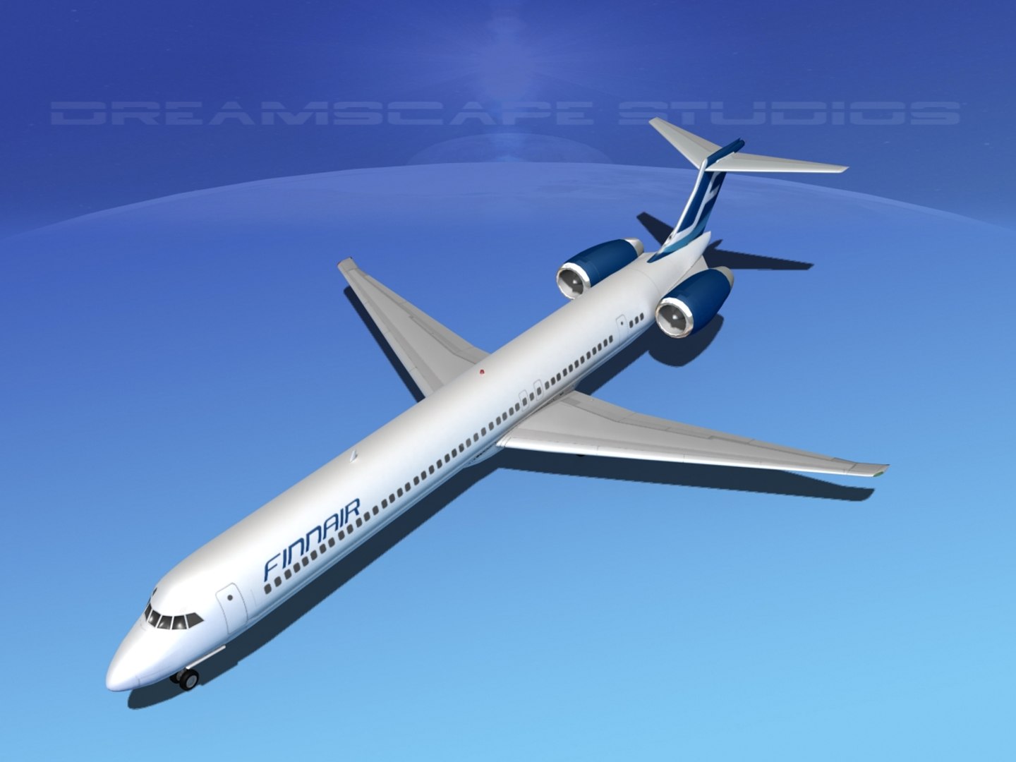 3d Mcdonnell Douglas Md-80 Model