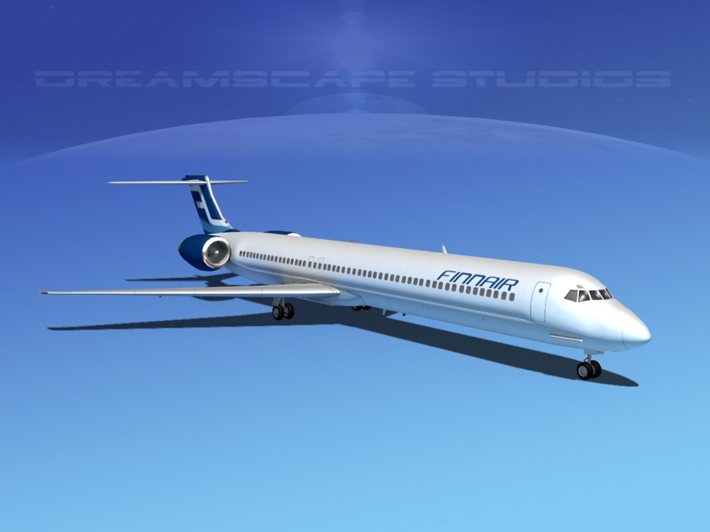 3d Mcdonnell Douglas Md-80 Model