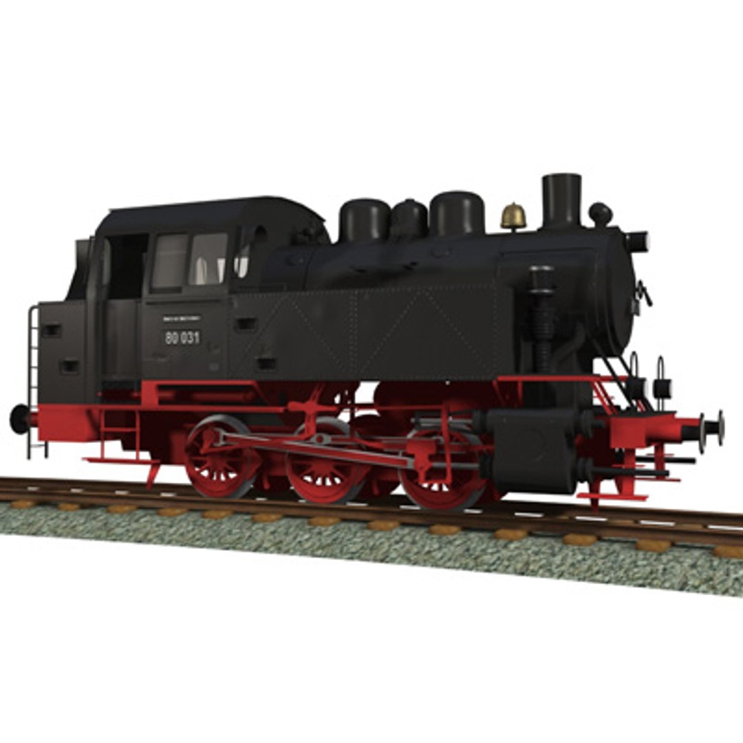 3ds Max Steam Engine Locomotives