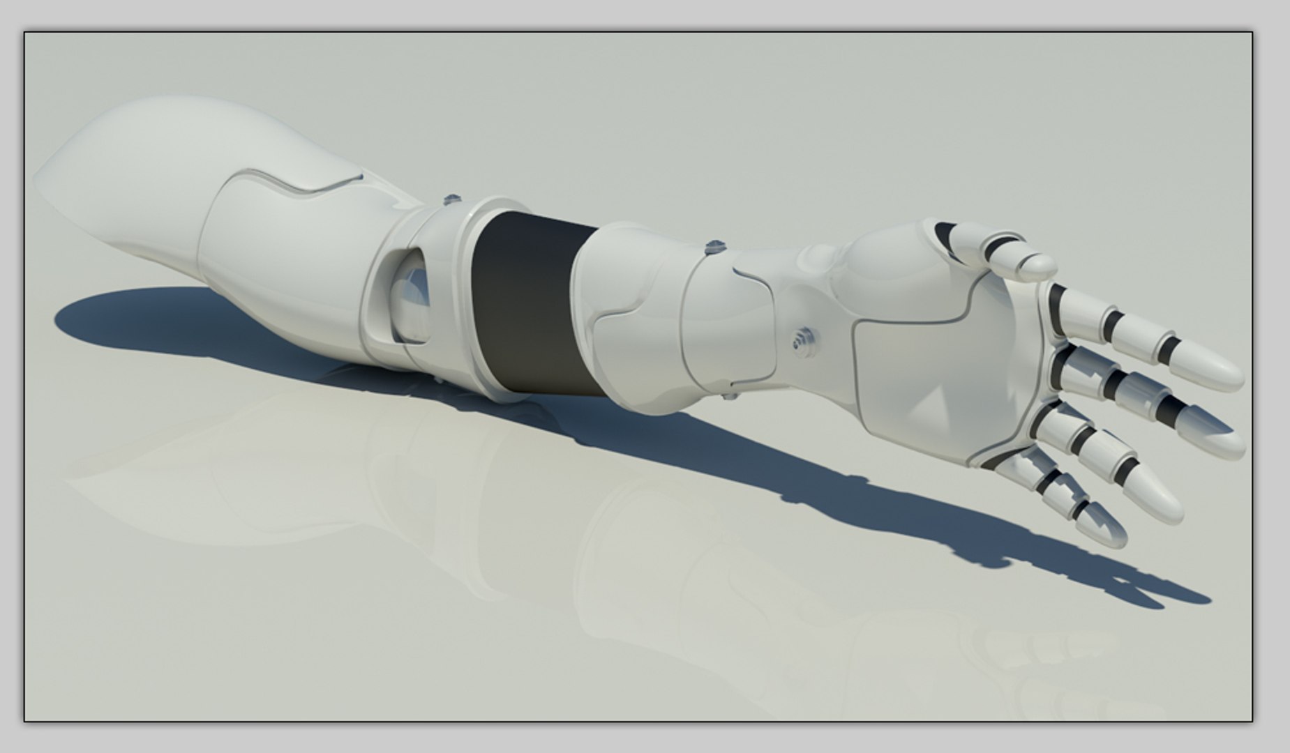 3d Arm Cybernetic Model