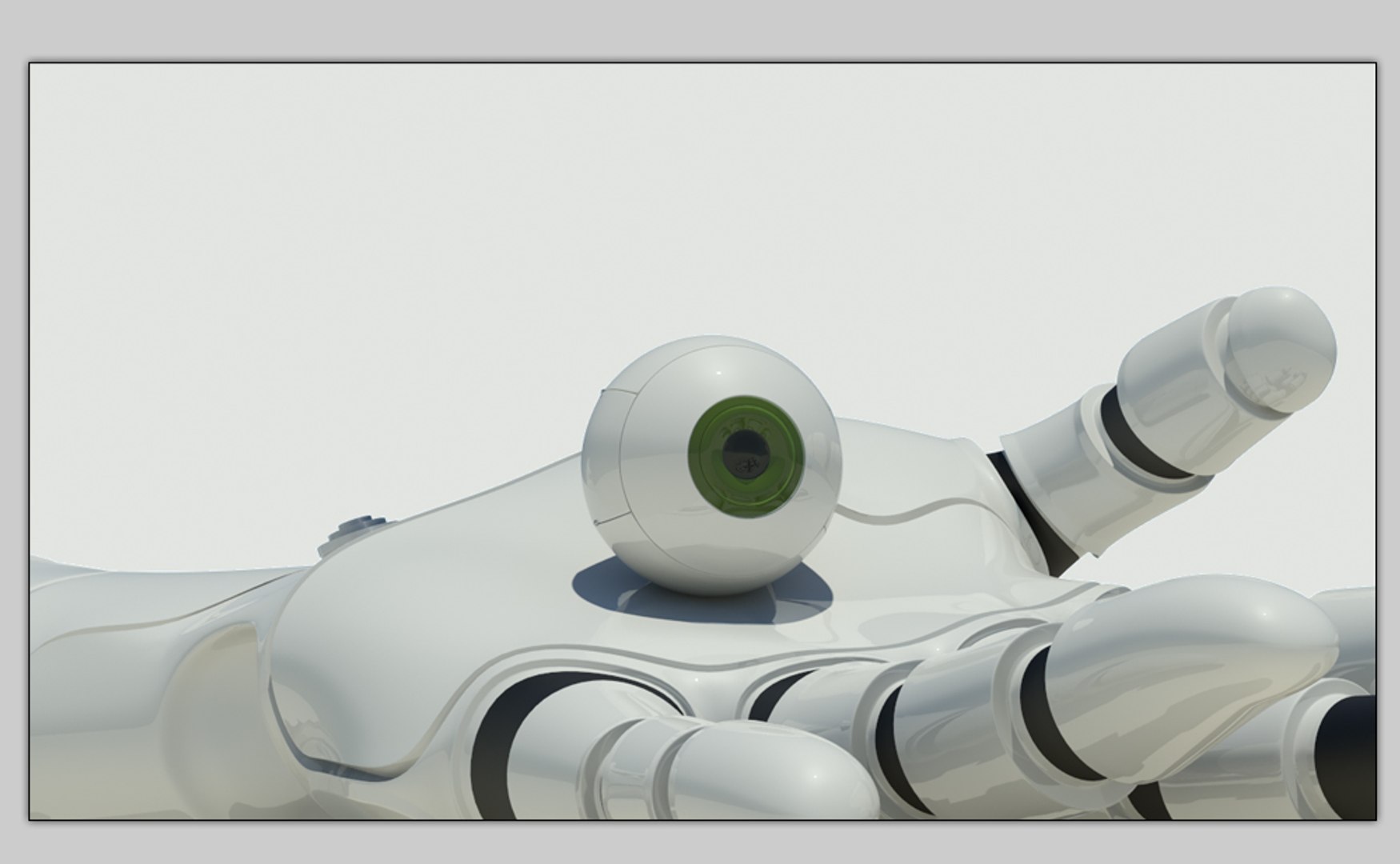 3d Arm Cybernetic Model