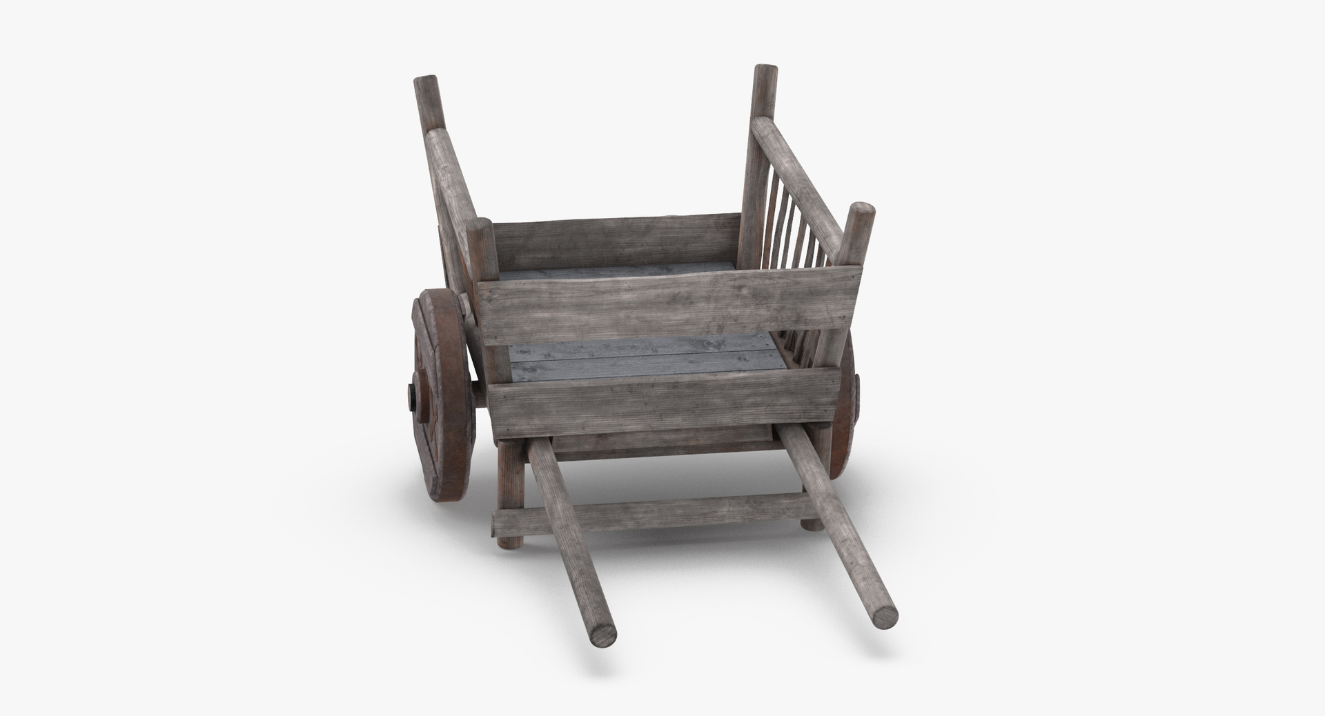 3d model hand cart