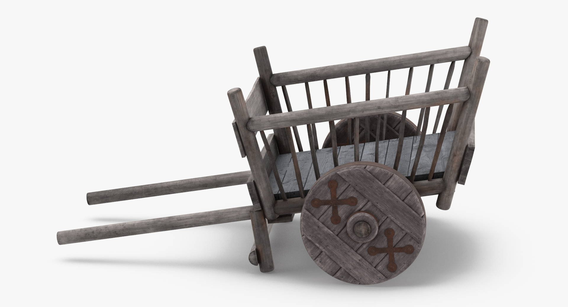3d model hand cart