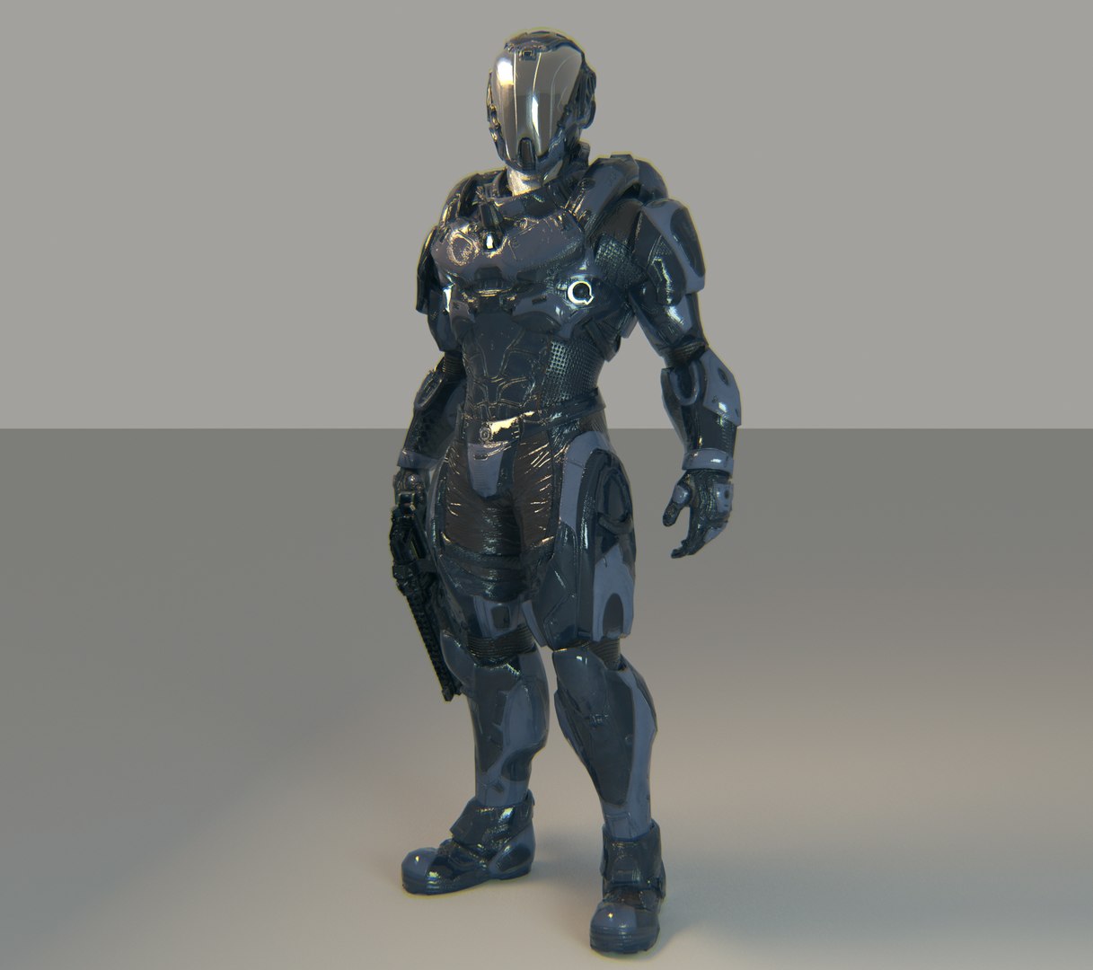 3D Character Robot Soldier - TurboSquid 1529076