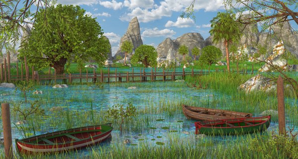 3D Swamp Models | TurboSquid